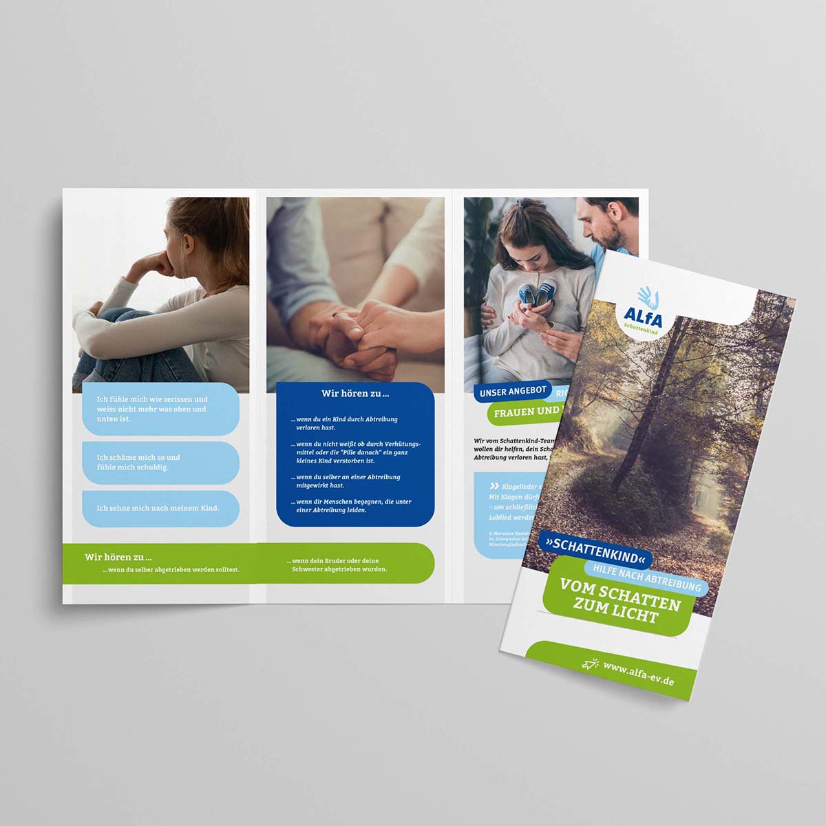 Flyer »Schattenkind« - Die Aktion Lebensrecht für Alle